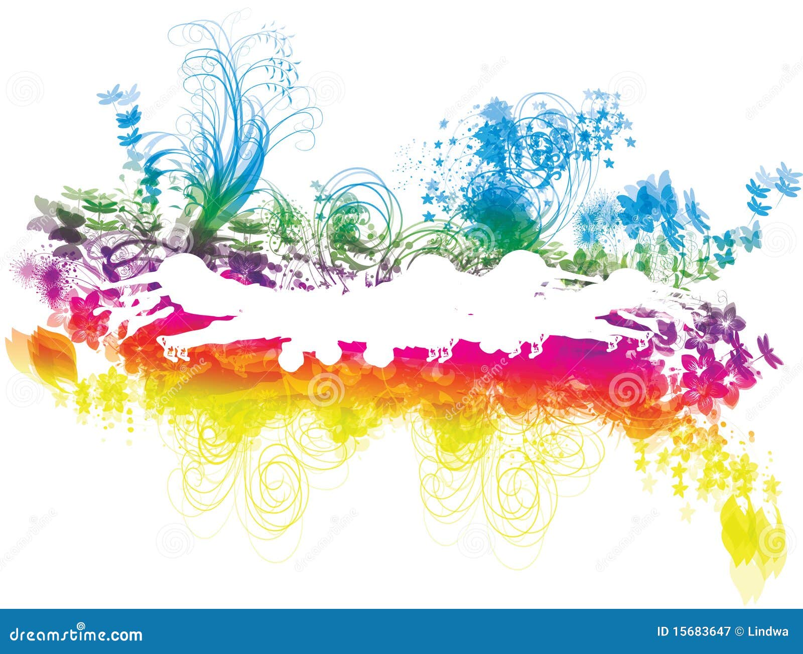 Colorful banner stock illustration. Illustration of banner - 15683647