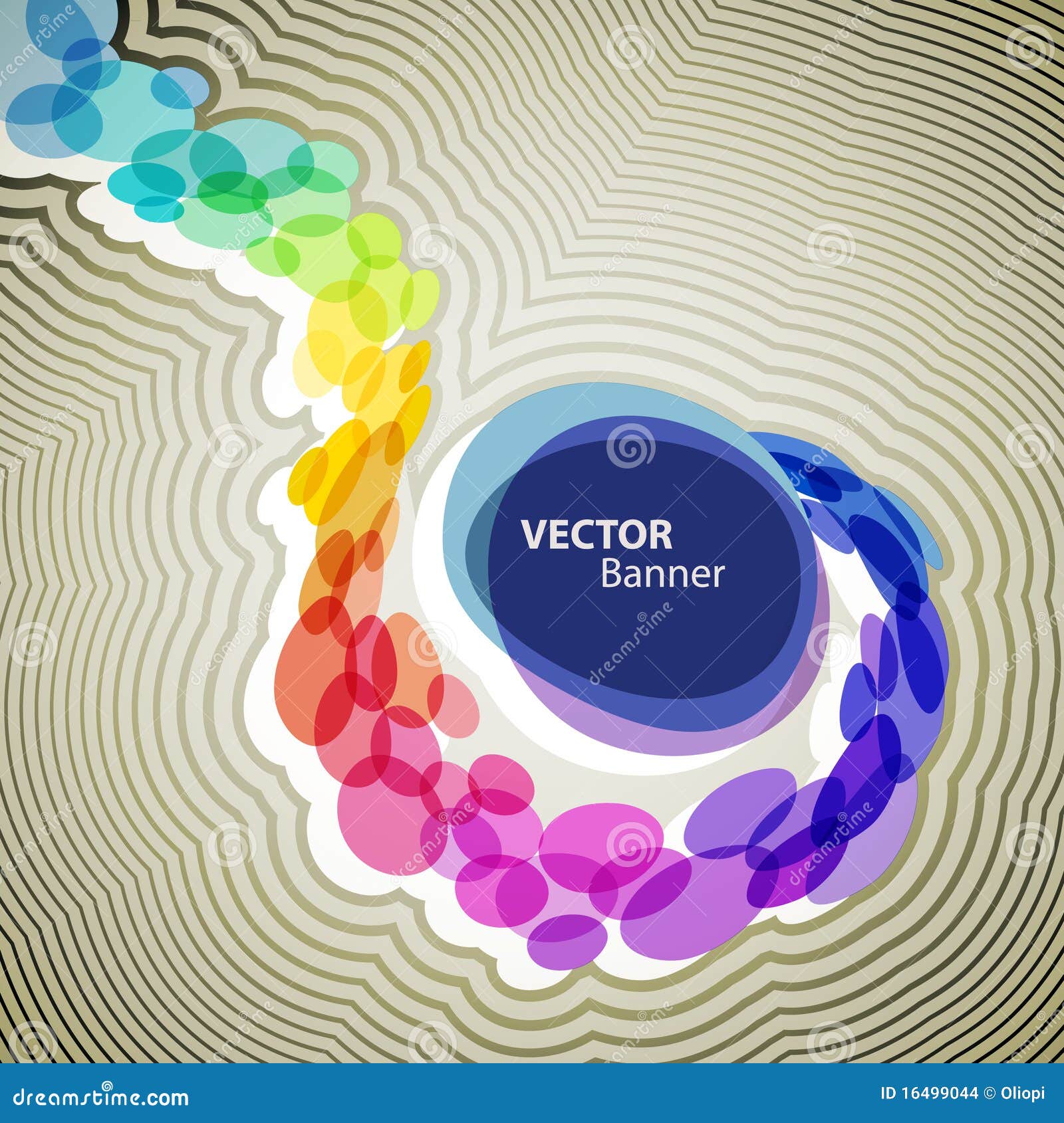 Colorful banner stock illustration. Illustration of blue - 16499044