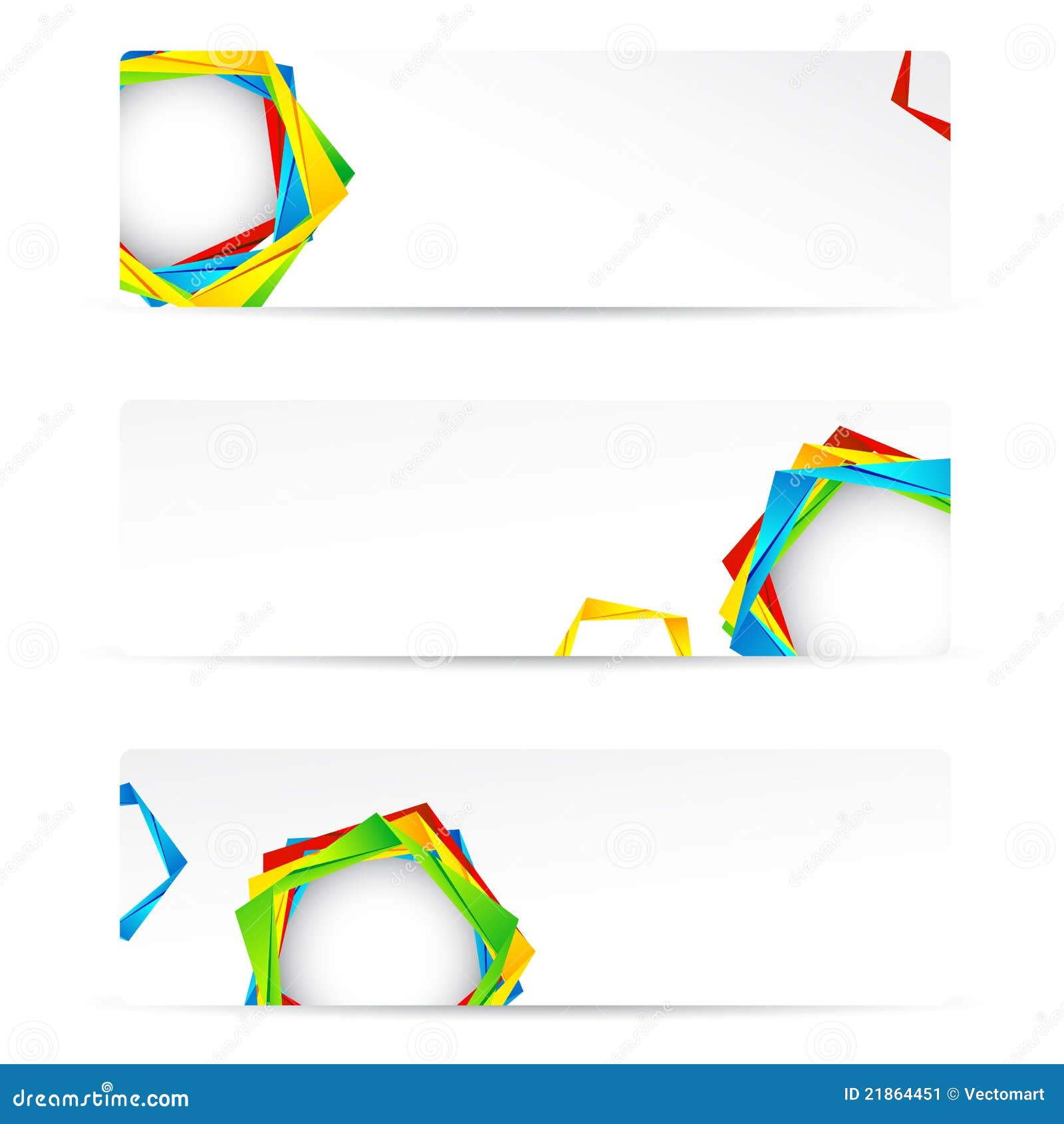 Colorful Banner stock vector. Illustration of banner - 21864451
