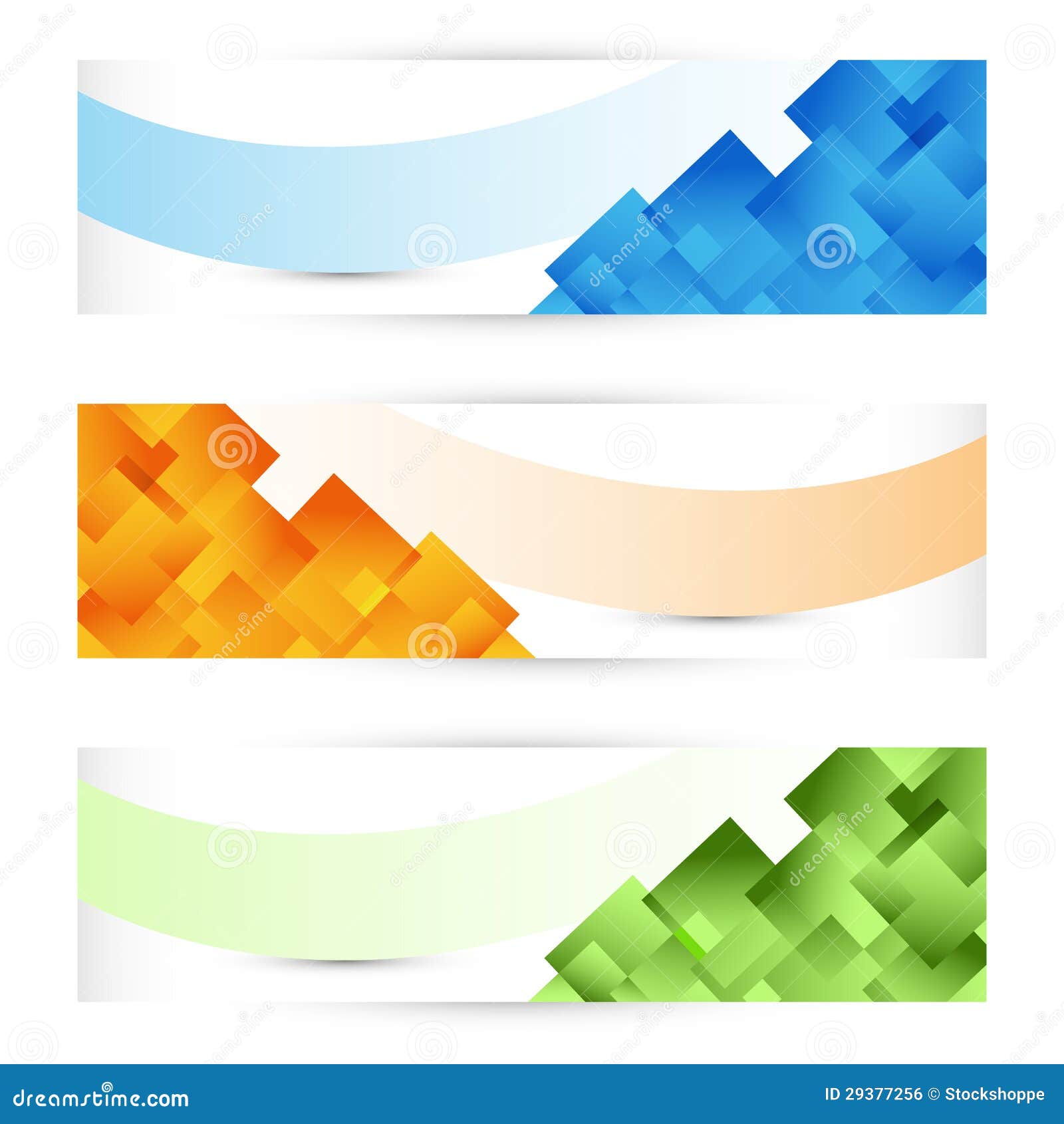 Colorful Banner stock vector. Illustration of color, composition - 29377256