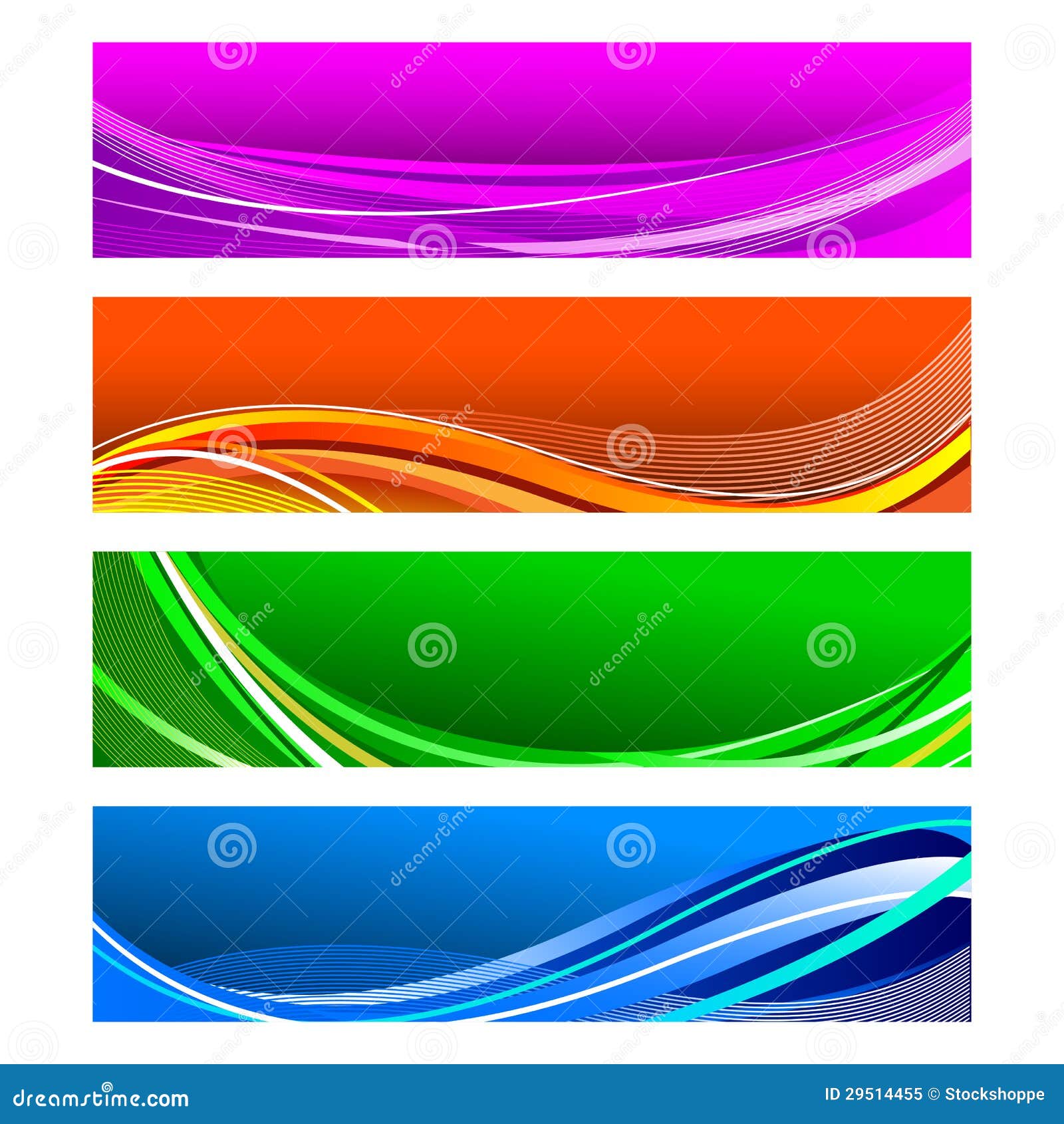 Colorful Banner stock vector. Illustration of layout - 29514455