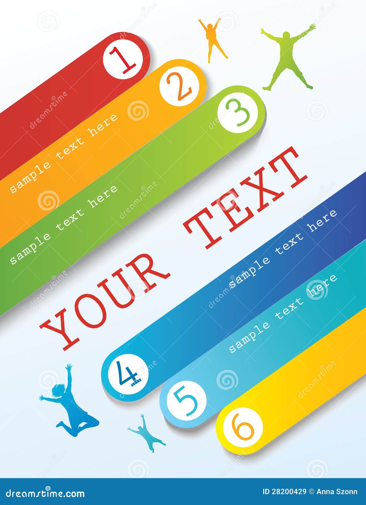 Colorful banner design. stock vector. Illustration of girl - 28200429