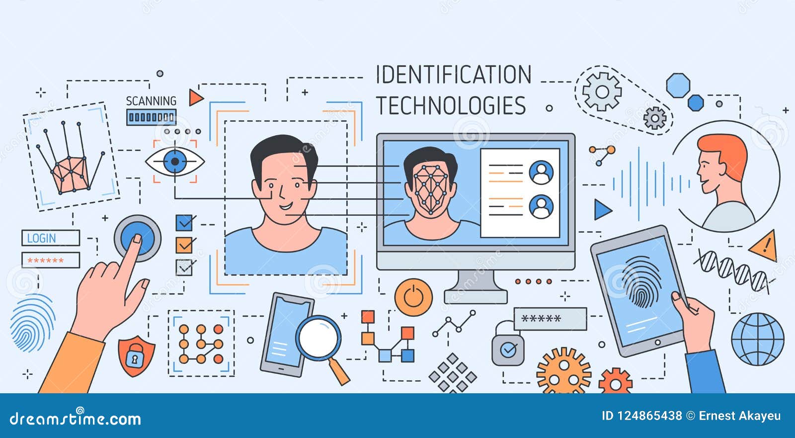Technology Face Circuit Diagram Background Cartoon Vector ...