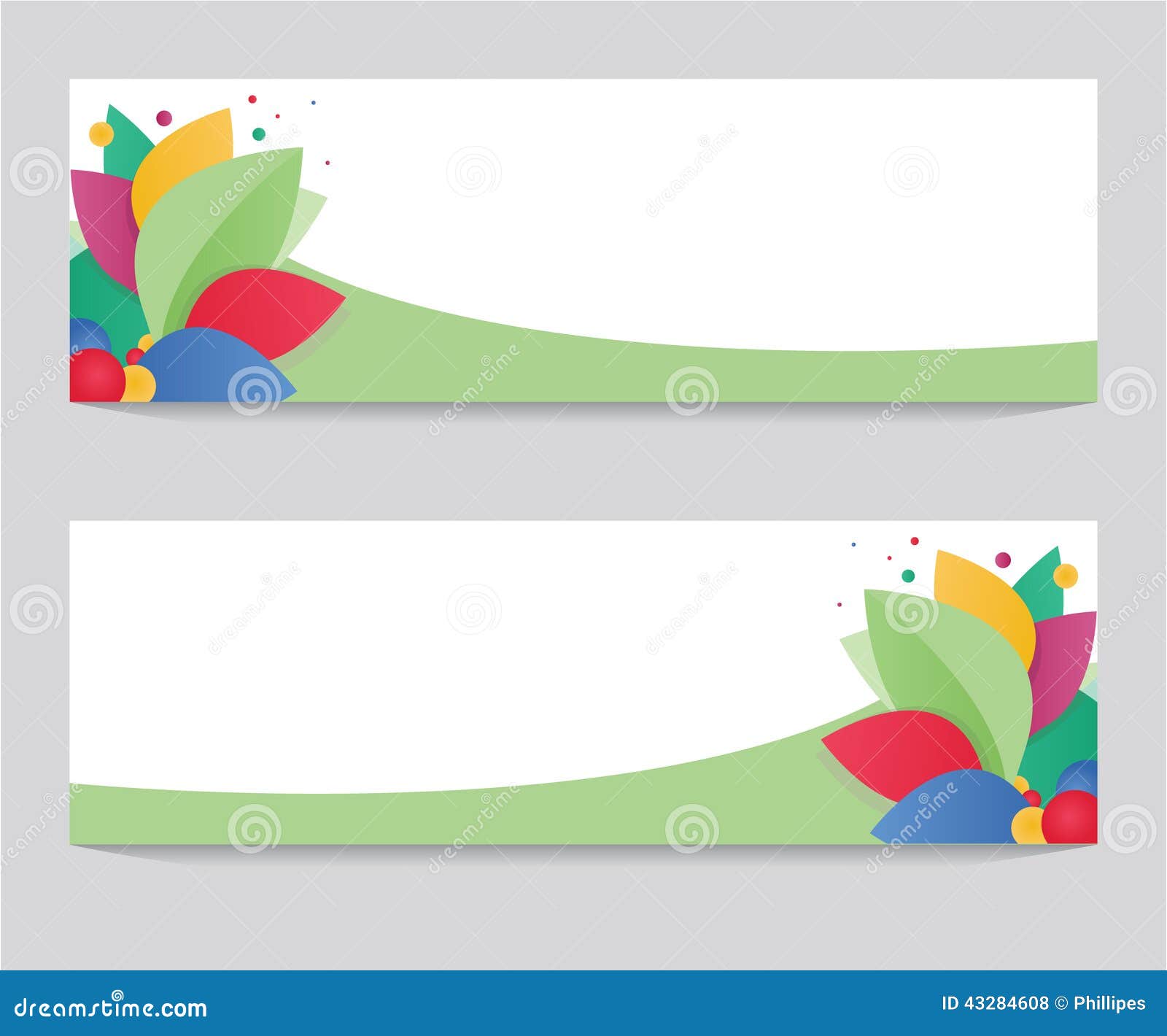 Colorful banner stock vector. Illustration of object - 43284608