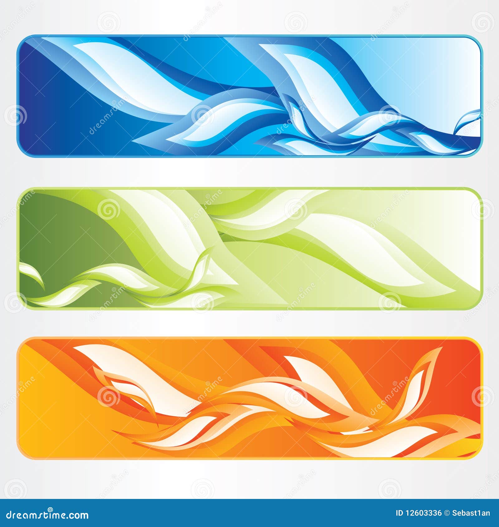 Colorful banners stock illustration. Illustration of internet - 12603336