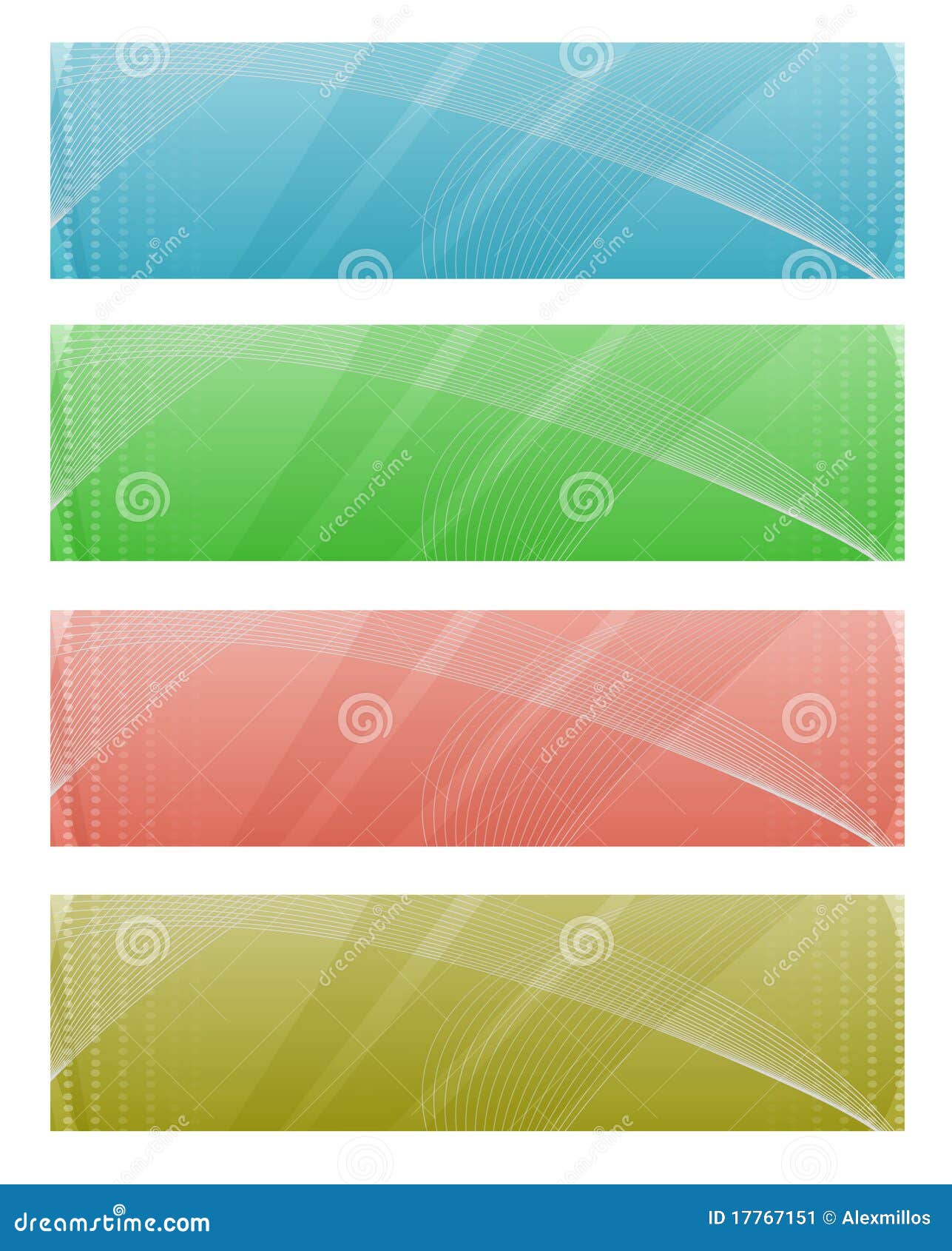 Colorful banners stock vector. Illustration of digital - 17767151