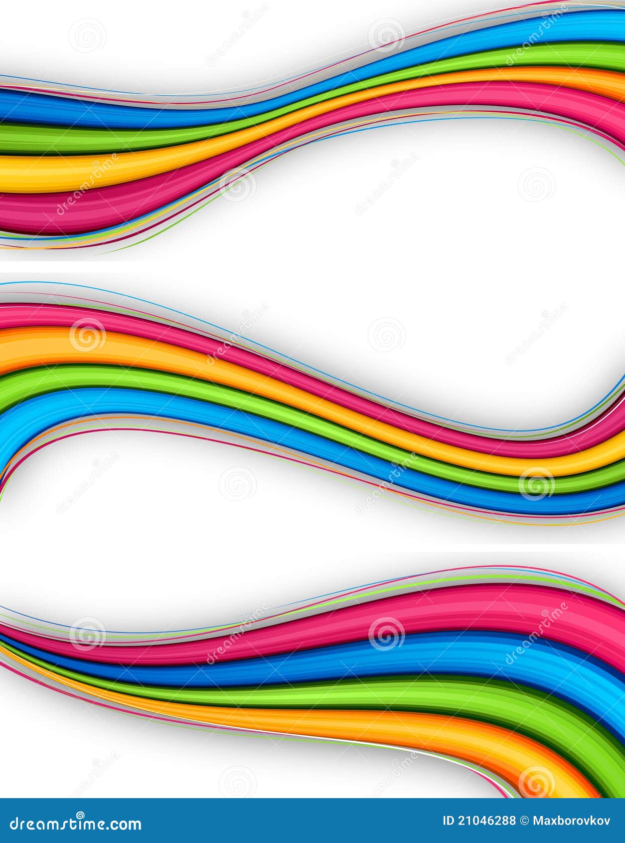 Colorful banners. stock vector. Illustration of modern - 21046288