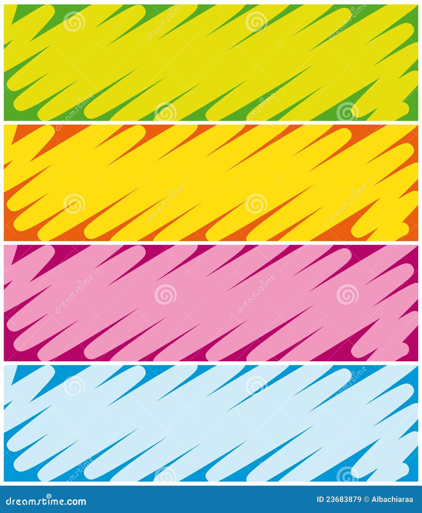 Colorful banners. stock vector. Illustration of design - 23683879