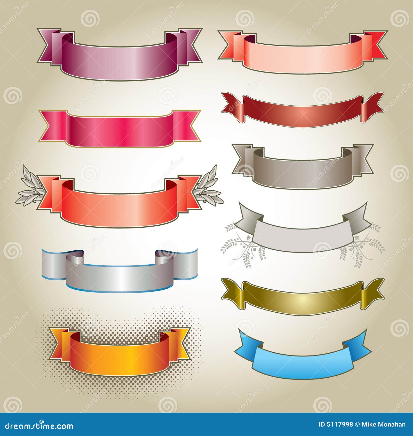 Colorful Banners Template For Step Presentation Cartoon Vector ...