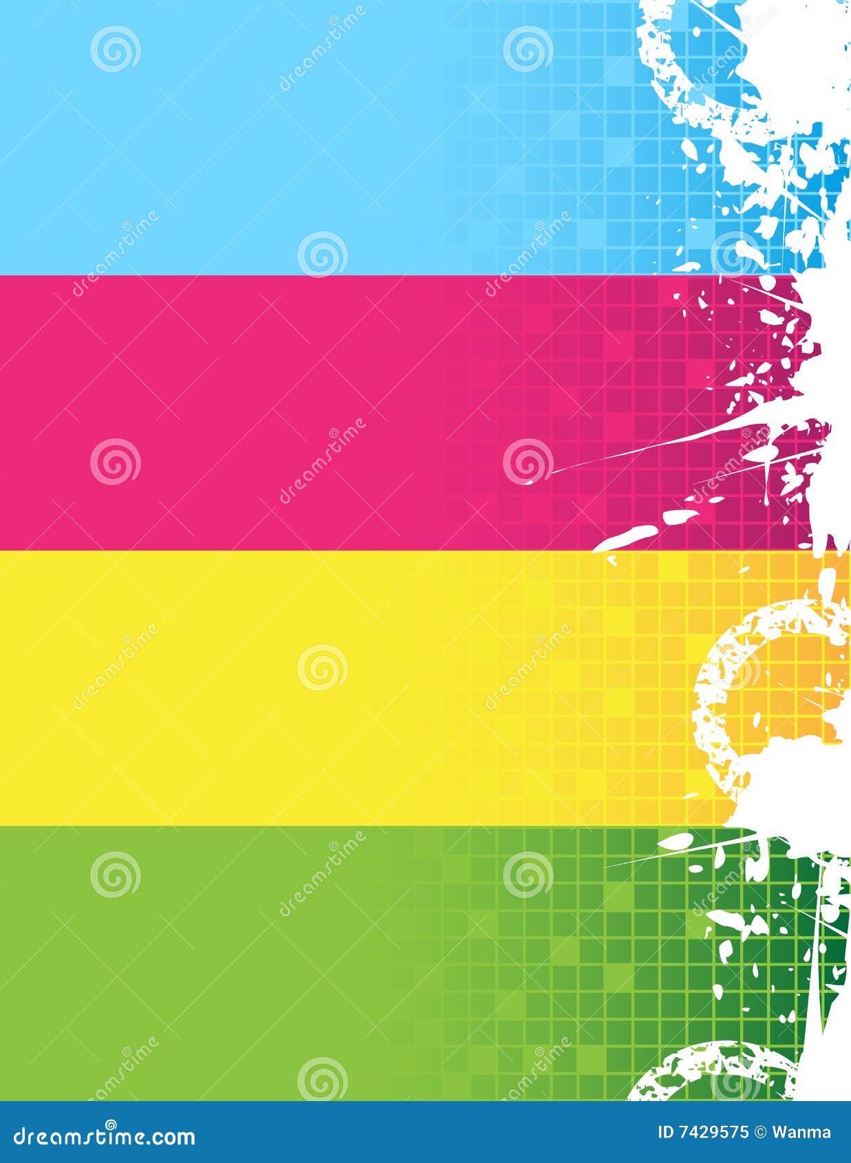 Colorful banners stock vector. Illustration of background - 7429575