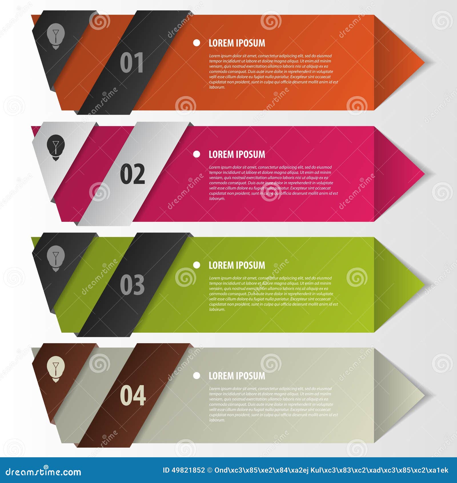 Colorful Banners Template for Presentation. Vector Stock Vector ...