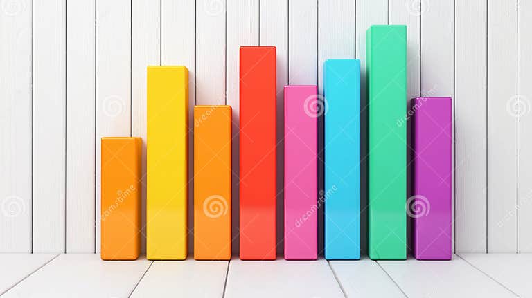 Colorful Bar Graph Visualization Office Space Digital Art Informative ... Colorful Bar Graph Visualization Office Space Digital Art Informative ...