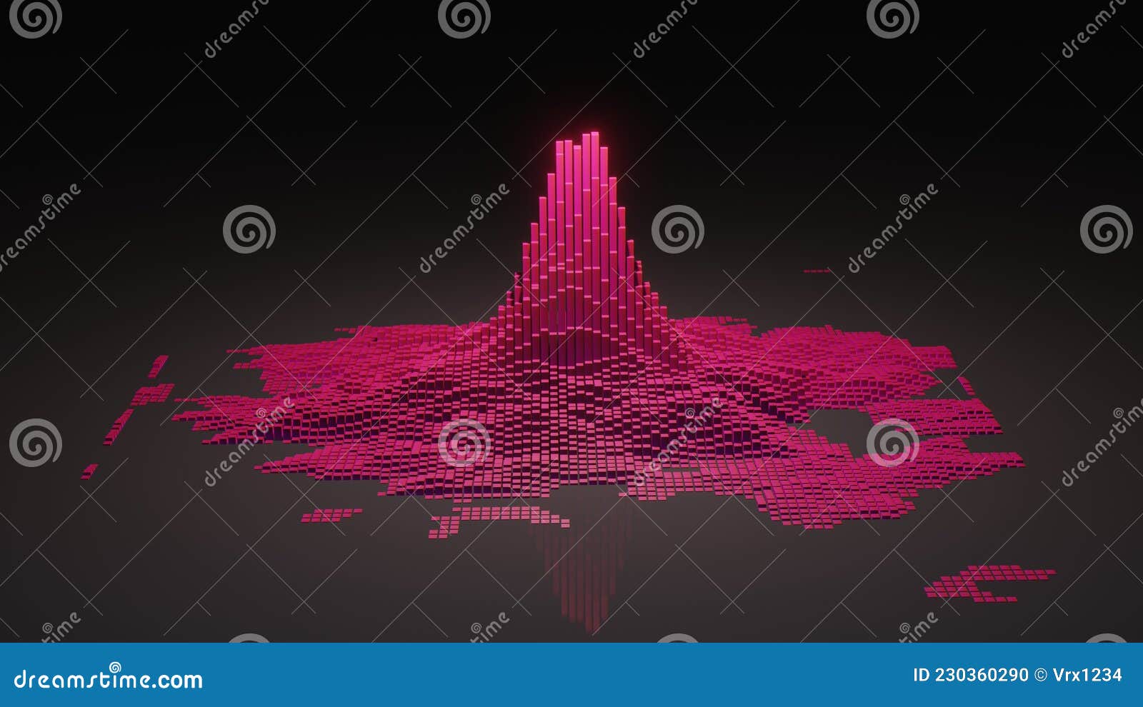 Colorful Bar Graphs Rising , Falling . Transforming Rectangular Blocks ...