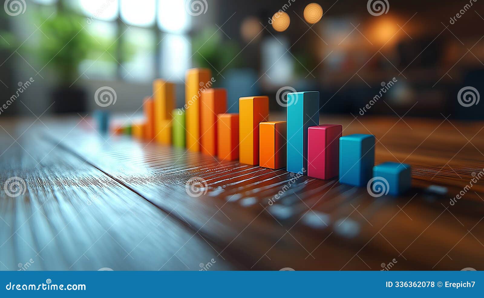 A Colorful Bar Growth Chart Graph Effectively Representing ... A Colorful Bar Growth Chart Graph Effectively Representing ...