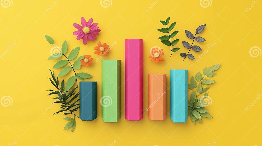 A Colorful Bar Growth Chart Graph Effectively Representing ... A Colorful Bar Growth Chart Graph Effectively Representing ...