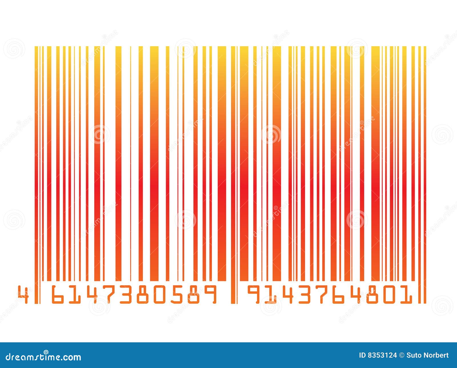 Colorful barcode stock illustration. Illustration of purchase - 8353124