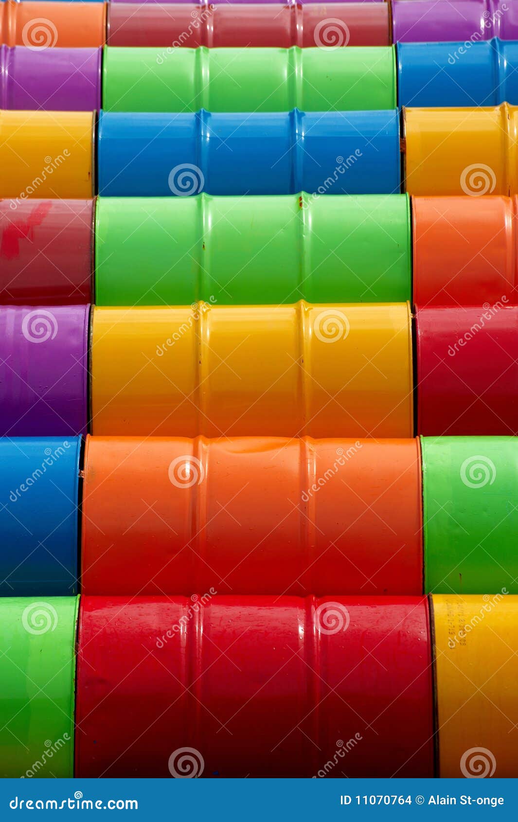 Colorful barrels stock photo. Image of barrels, business - 11070764