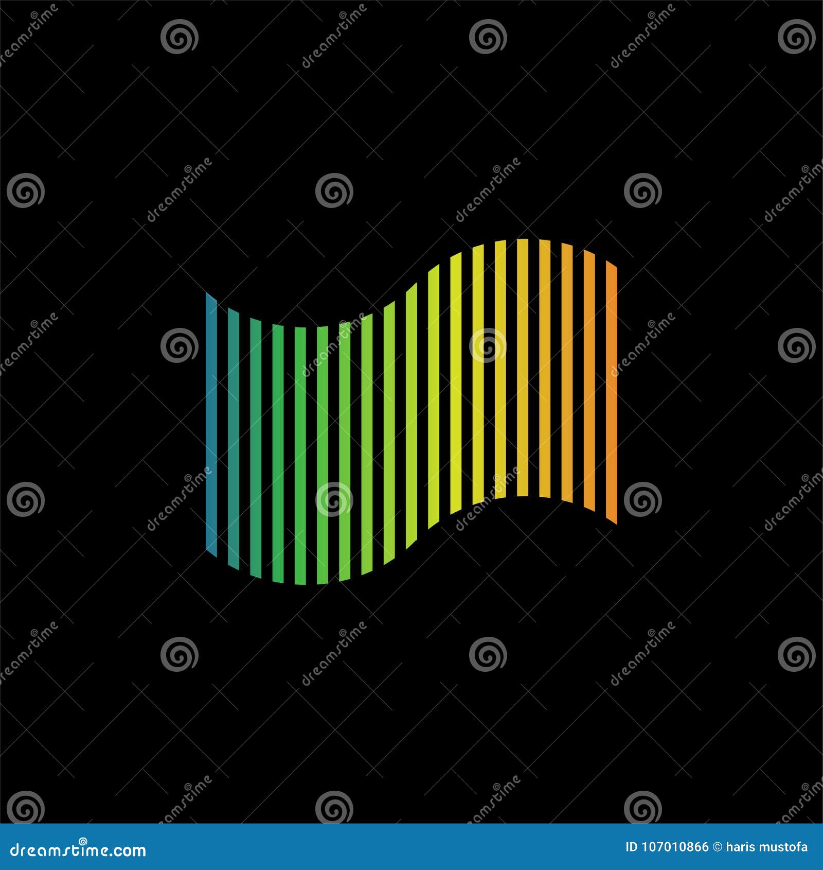Colorful Bars with Gradient Colors Stock Vector - Illustration of blue ...
