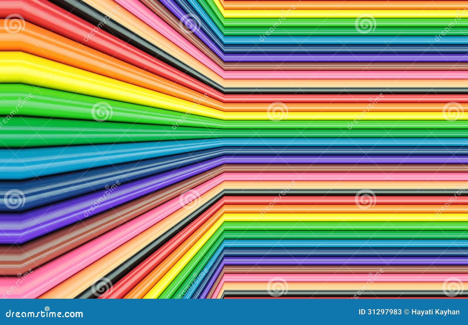 Colorful Bars with Perspective Stock Image - Image of pattern ...