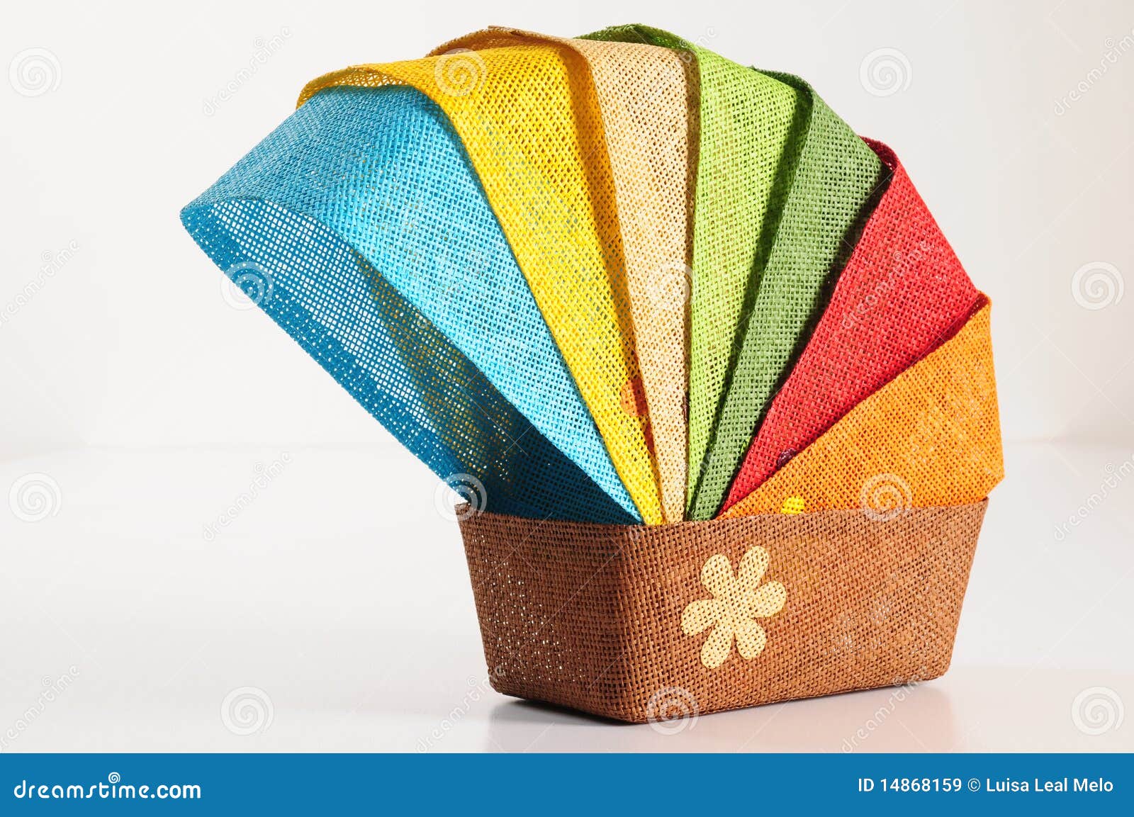 Colorful basket. stock image. Image of decor, basket - 14868159