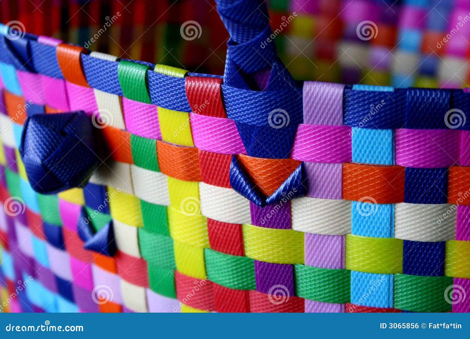 Colorful basket weaving stock photo. Image of funky, detail - 3065856