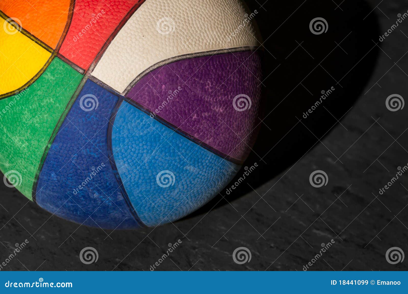 Colorful basketball stock image. Image of health, basketball - 18441099