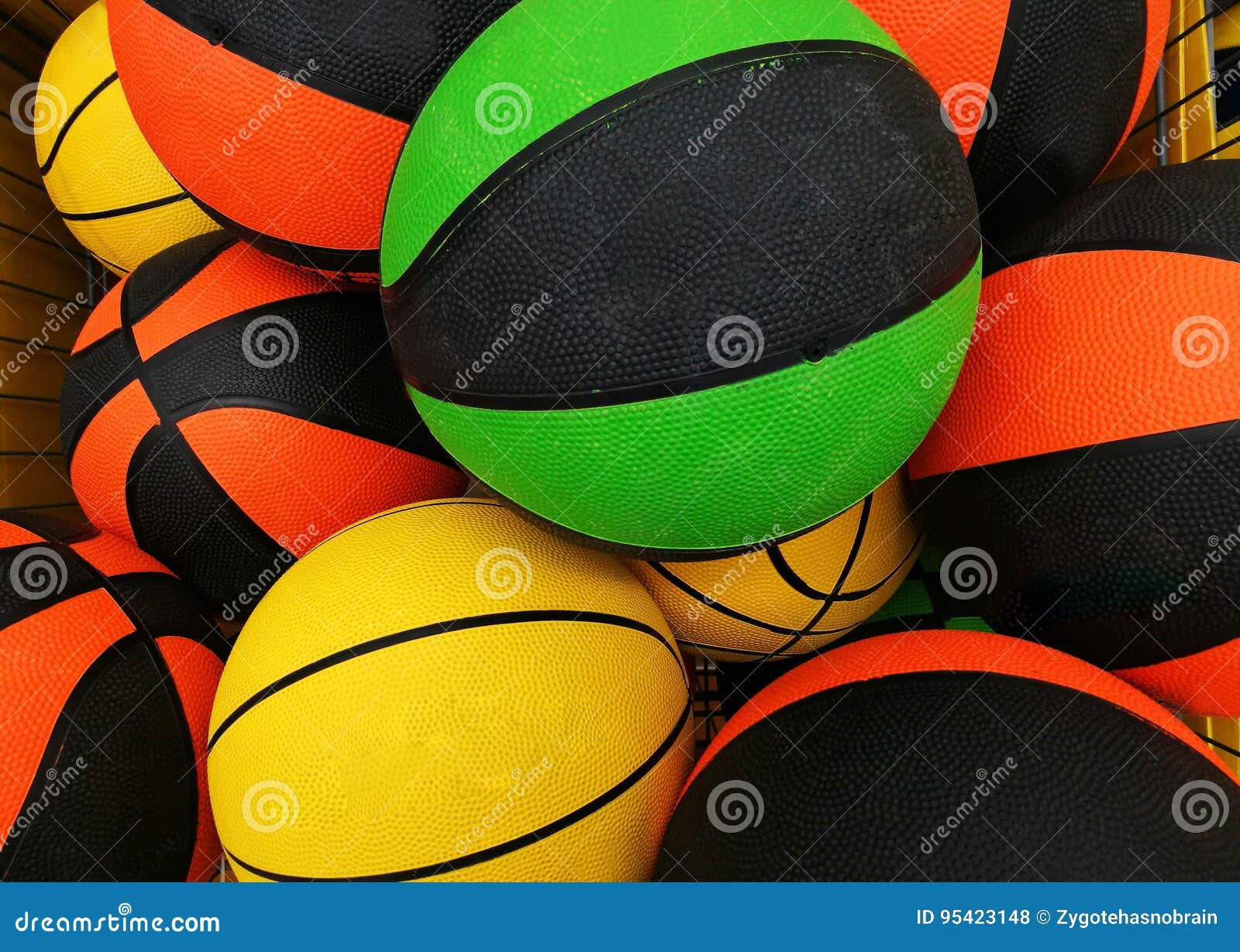 Colorful Basketball Background Stock Photo - Image of activity, color ...