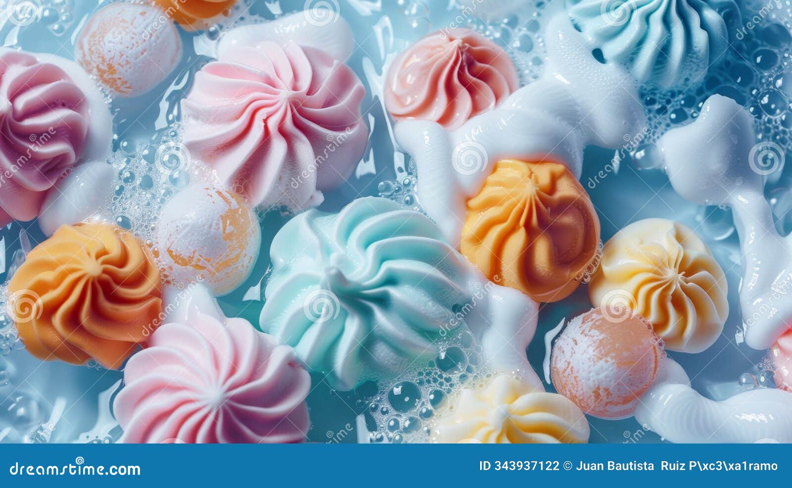 Colorful Bath Fizzies in Soapy Water Stock Photo - Image of futuristic ...
