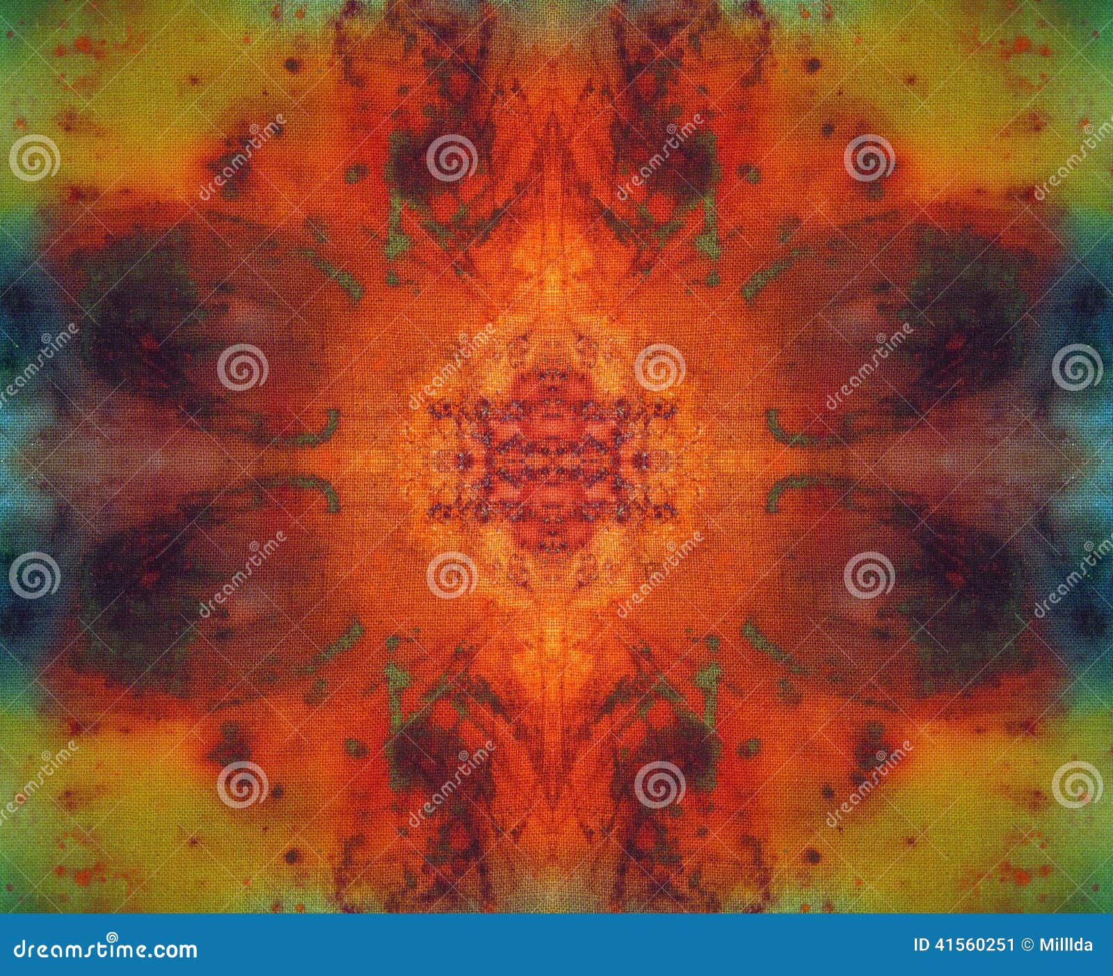 Colorful Batik Fabric Abstract Stock Image - Image of batik, orange ...
