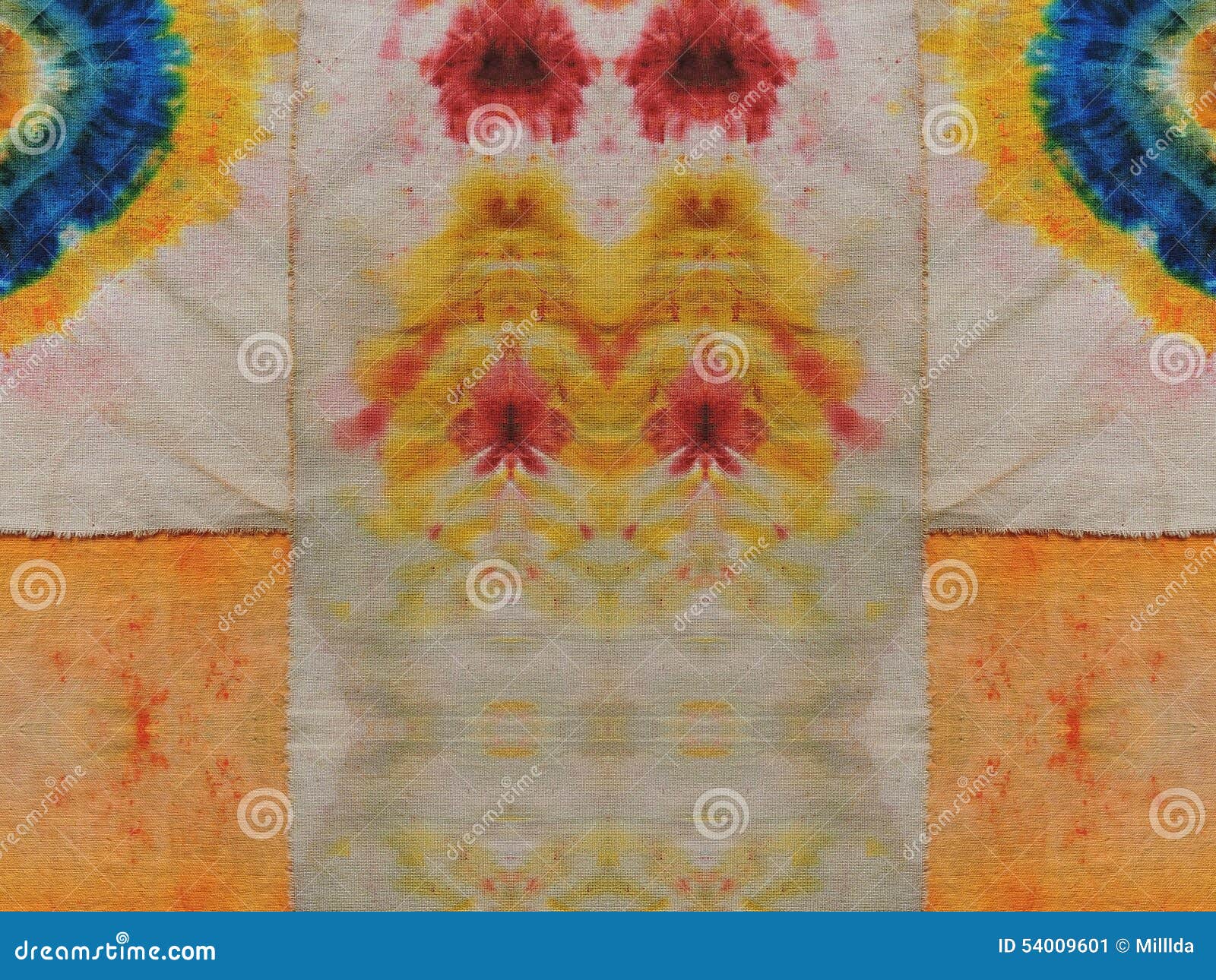Colorful Batik Fabric Texture Stock Illustration - Illustration of ...