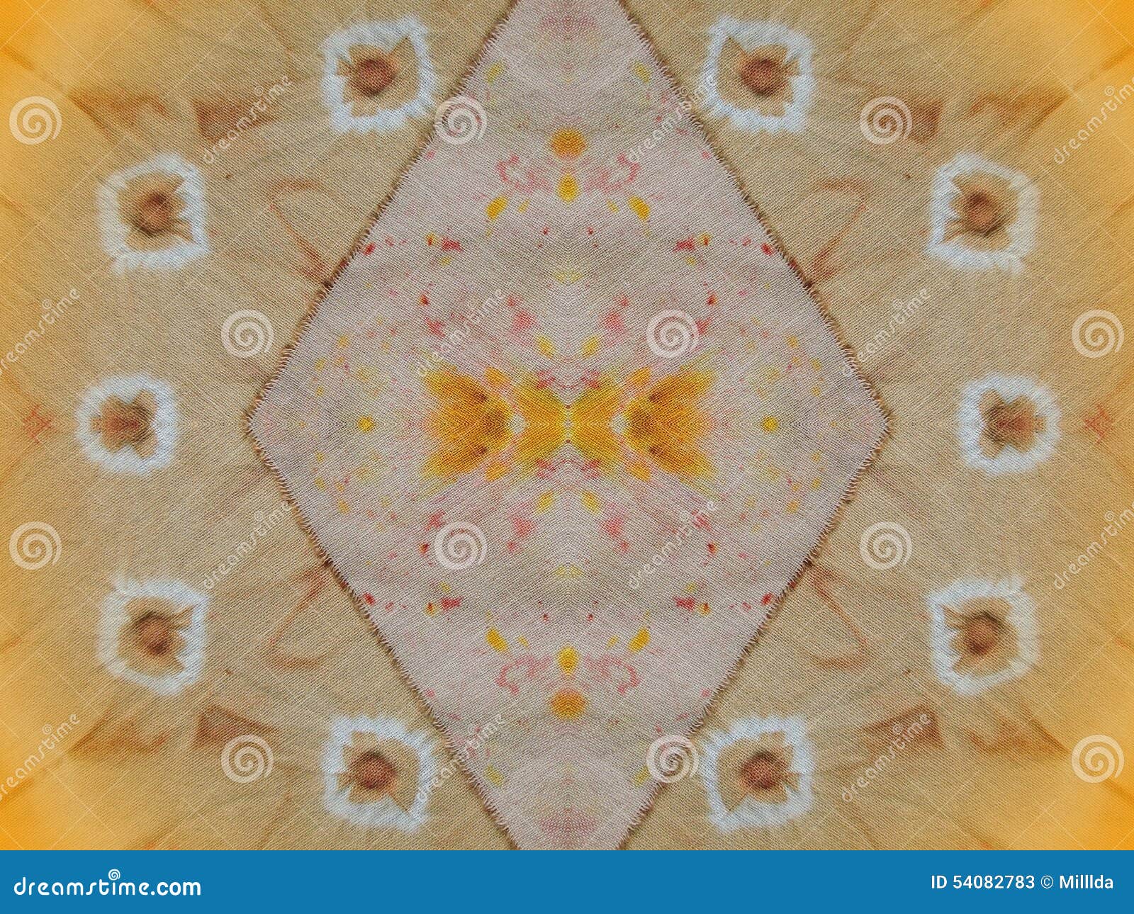 Colorful Batik Fabric Texture Stock Illustration - Illustration of ...