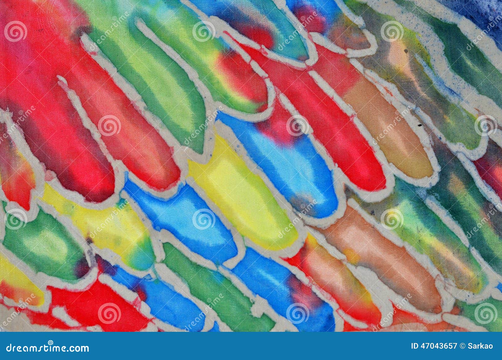 Colorful batik pattern stock image. Image of background - 47043657
