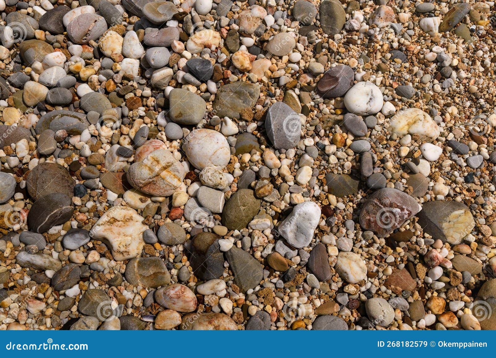 Colorful Beach Rocks, Close Up Background Stock Image - Image of macro ...