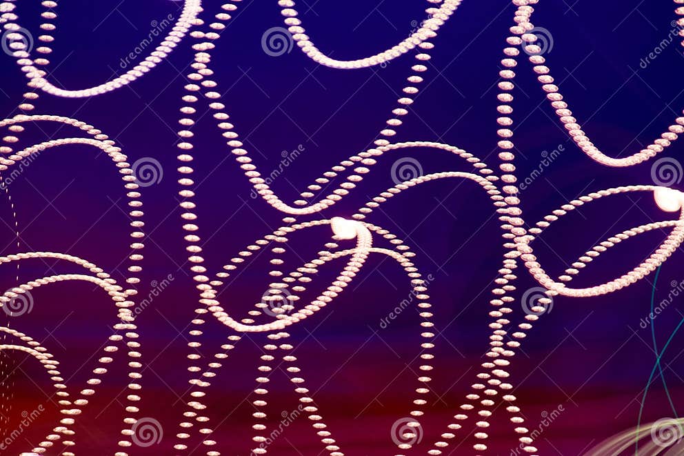 Colorful Beaded Light Trails on Gradient Stock Photo - Image of effect ...