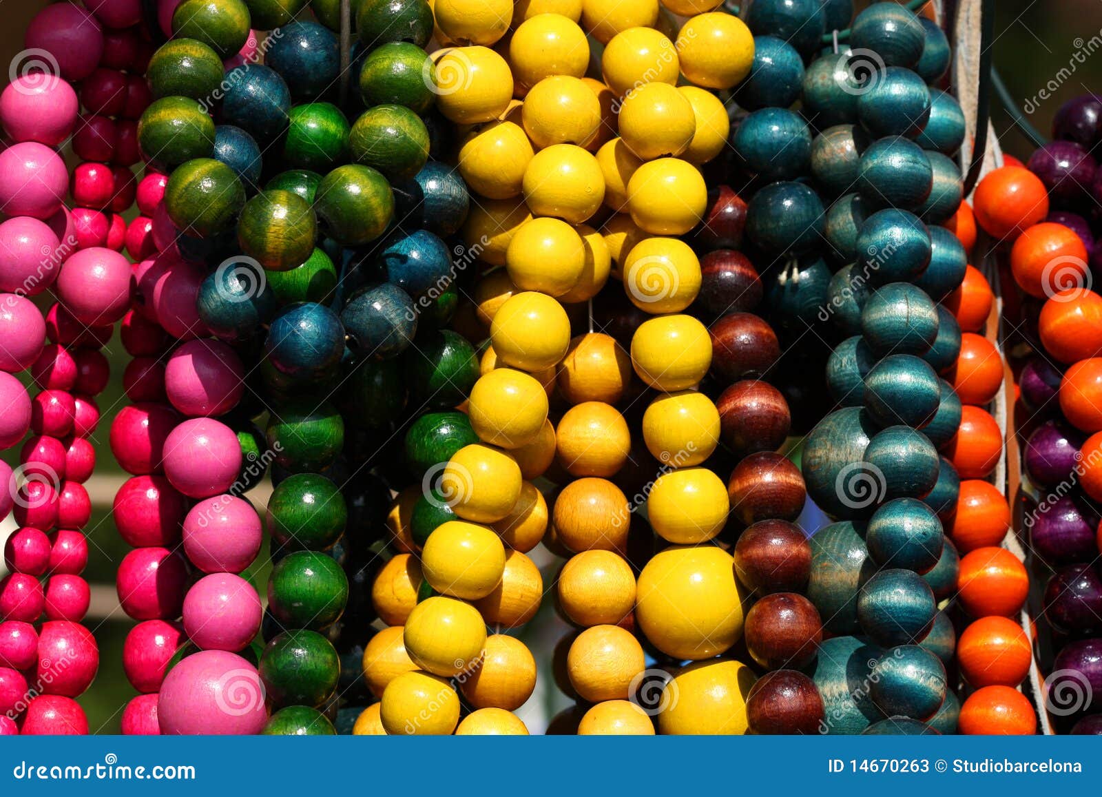 Colorful beads stock image. Image of purple, bold, painted - 14670263