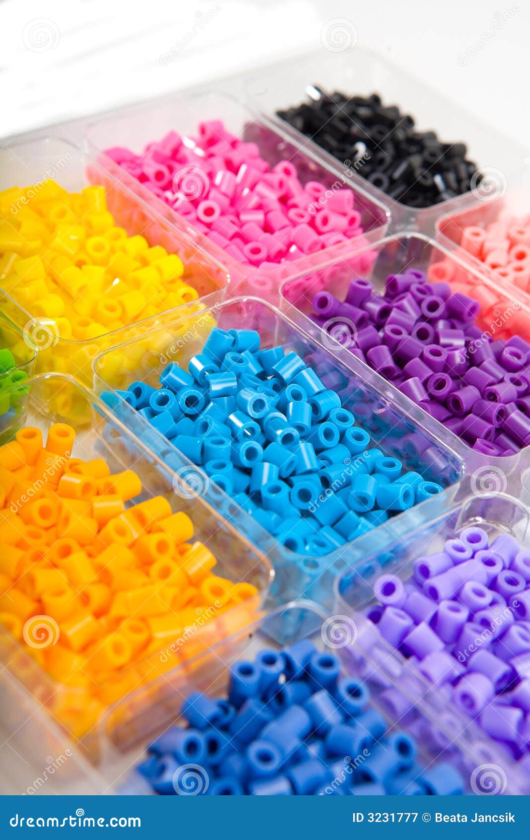 Colorful Beads stock image. Image of girls, black, childhood - 3231777