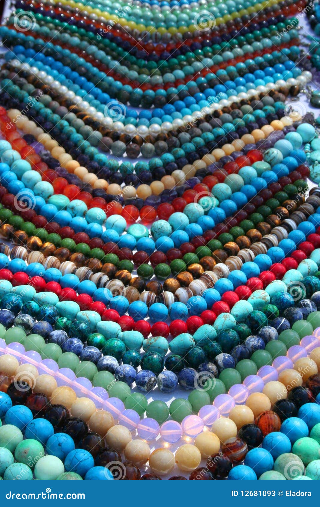 Colorful beads background stock image. Image of necklace - 12681093
