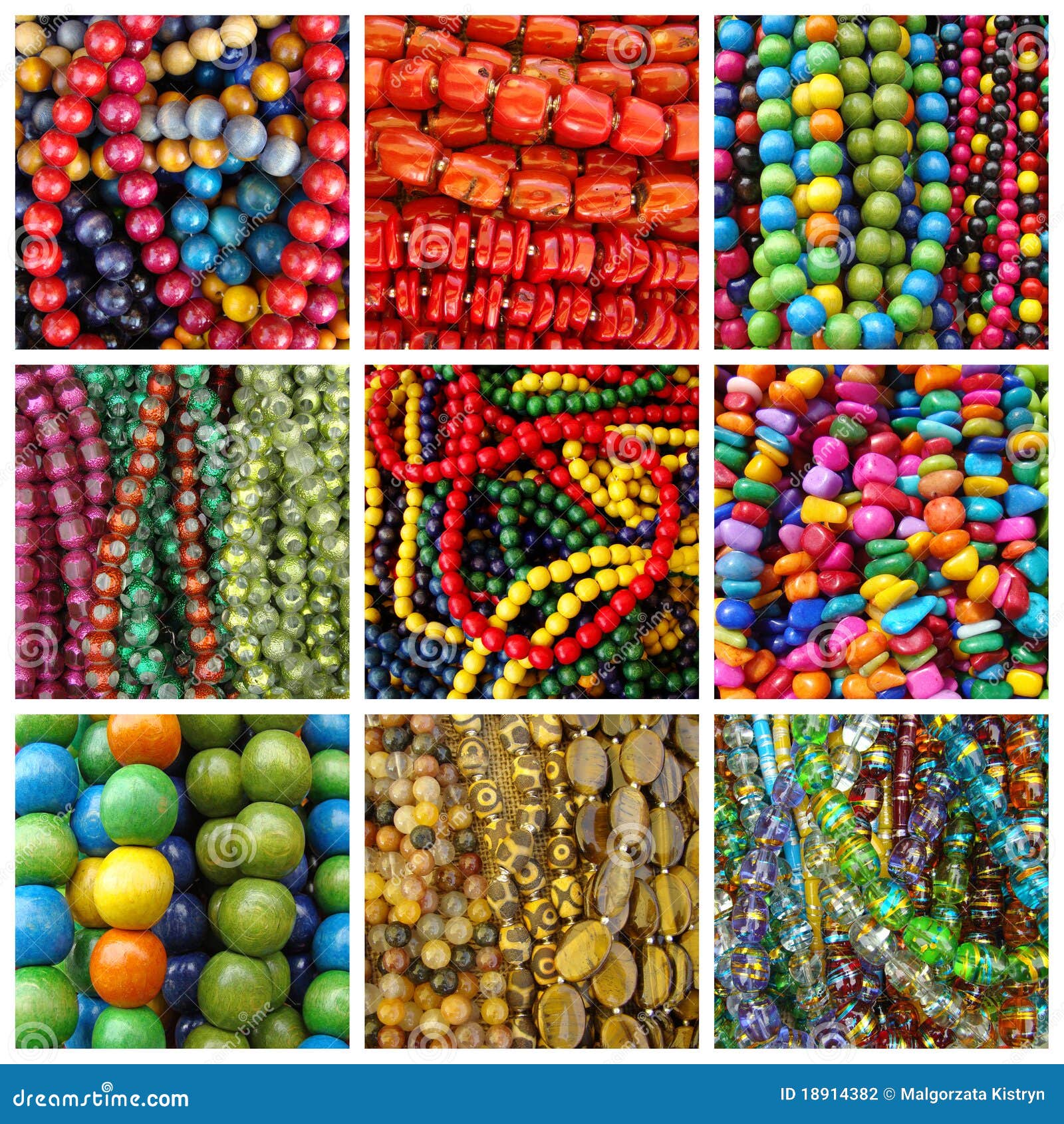 Colorful beads mix stock photo. Image of elegance, female - 18914382