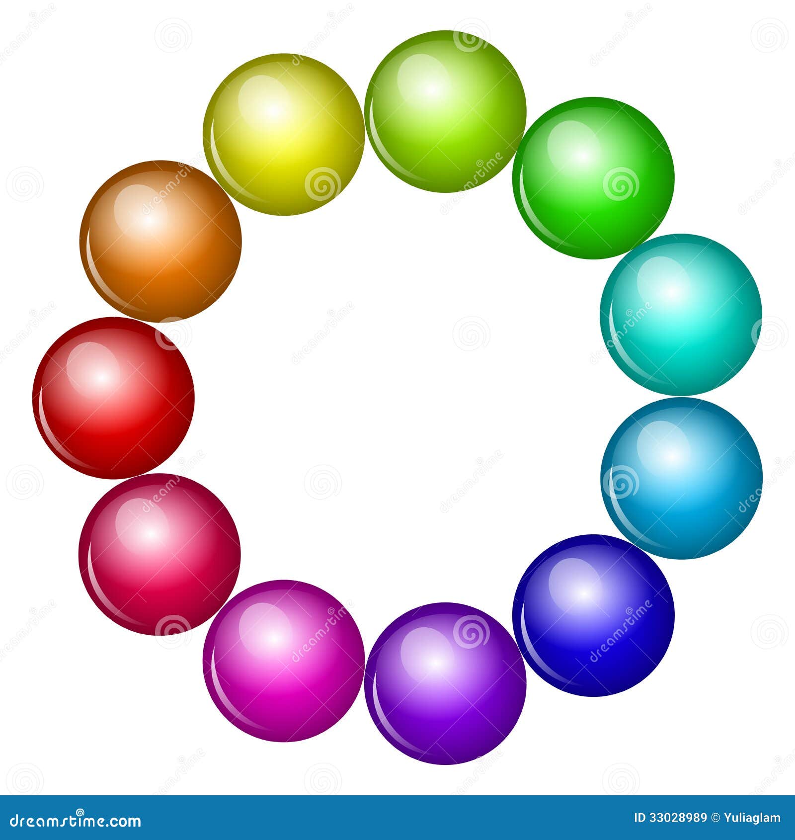 Colorful beads stock vector. Illustration of accessory - 33028989