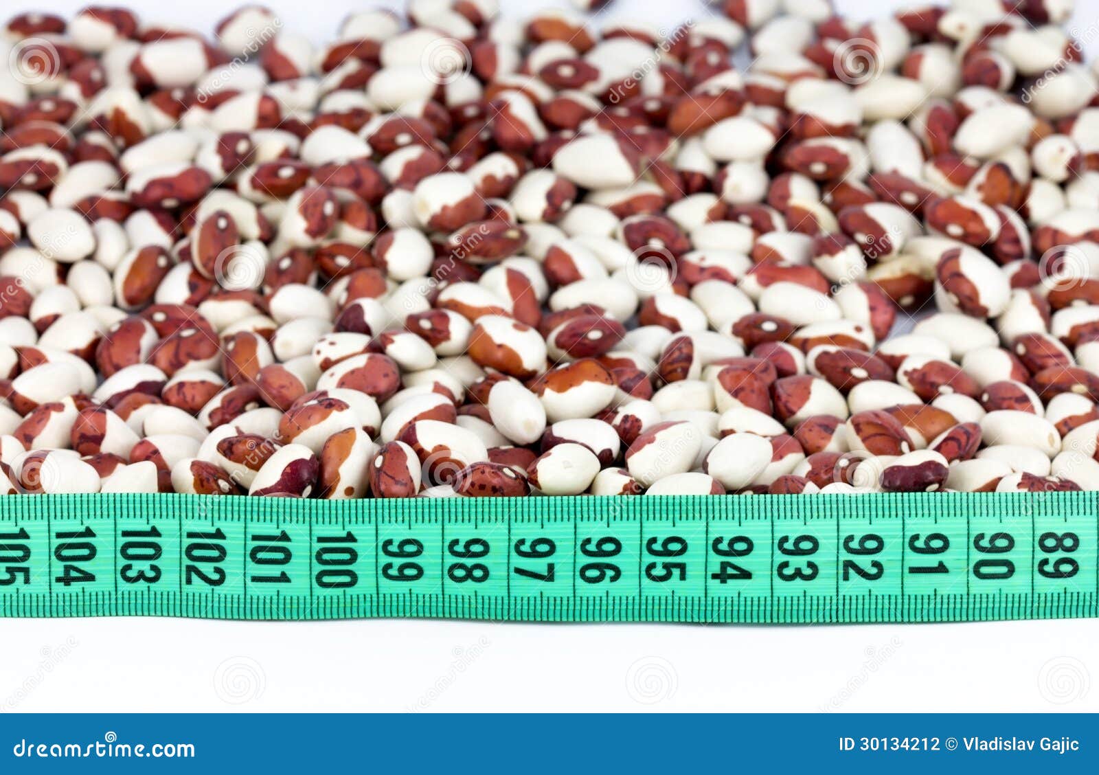 Beans and meter stock photo. Image of excess, centimeter - 30134212