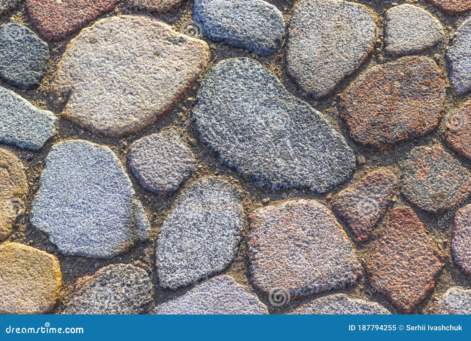 Beautifully Folded Retaining Wall Of Rough Stone Joined With Cement ...