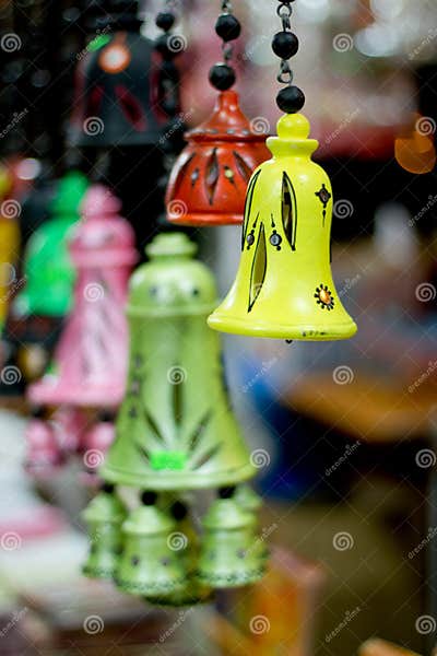 Colorful Bells stock photo. Image of decorative, wind - 21299302