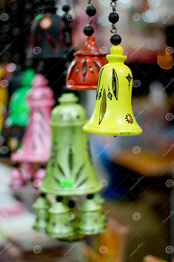 Colorful Bells stock photo. Image of decorative, wind - 21299302