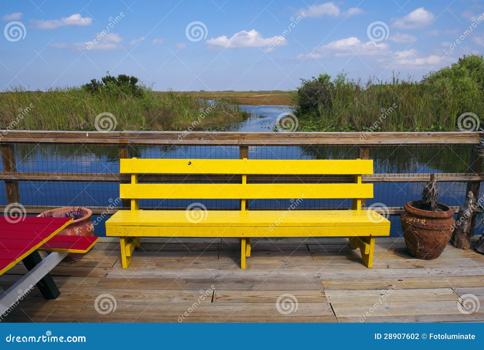 Colorful bench stock photo. Image of wooden, florida - 28907602