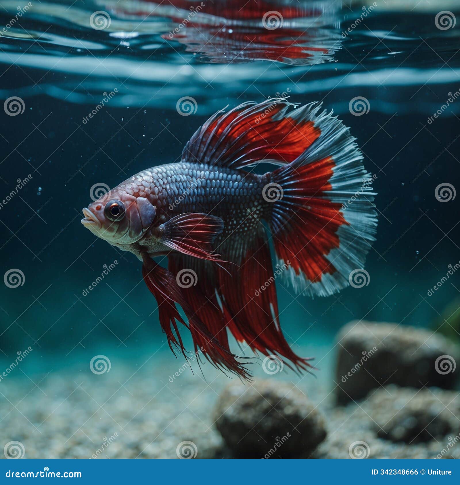 Colorful Betta Fish Vector.beautiful Fighting Fish. | CartoonDealer.com ...