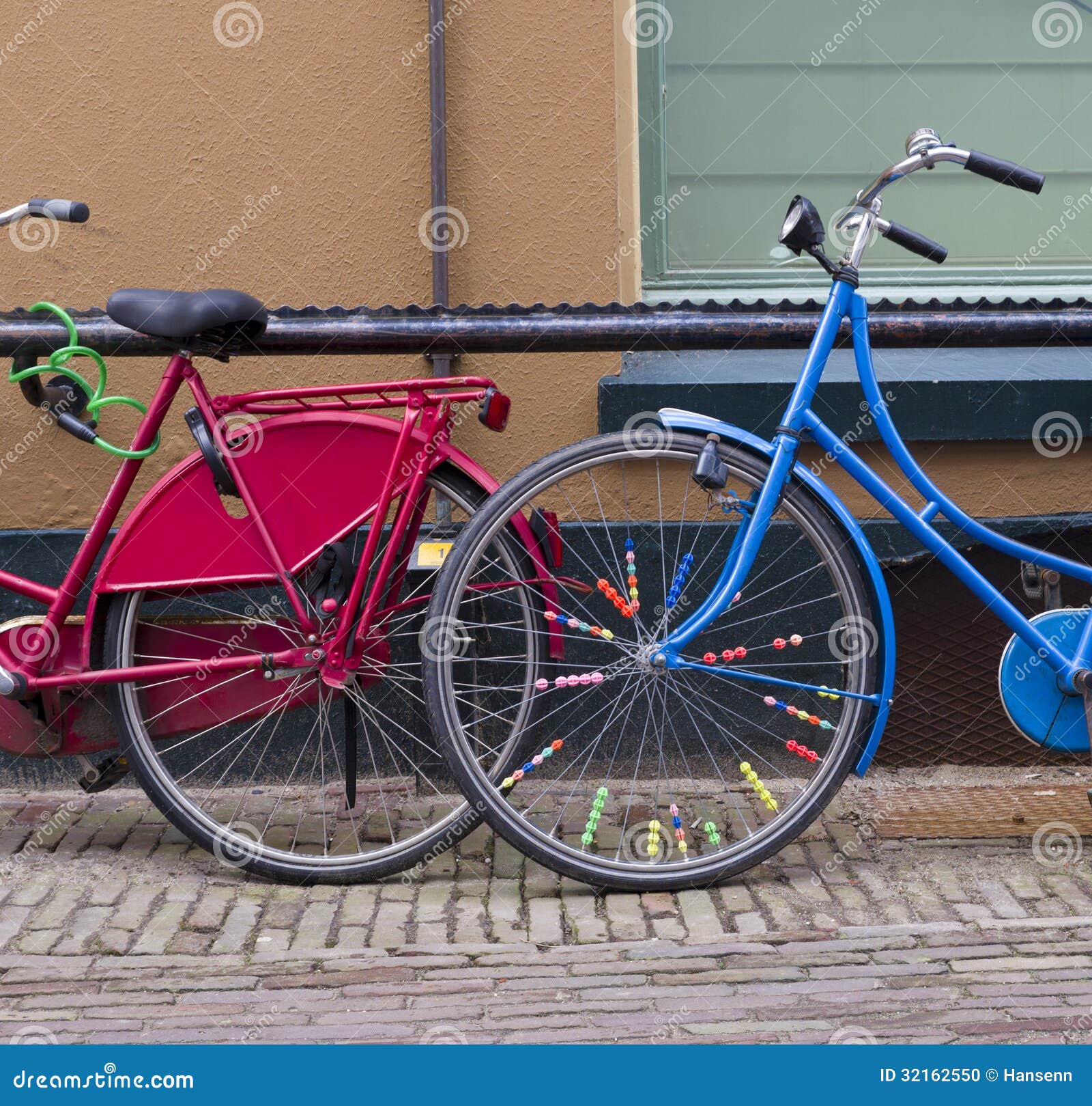 Colorful bicycles stock photo. Image of holland, outdoor - 32162550