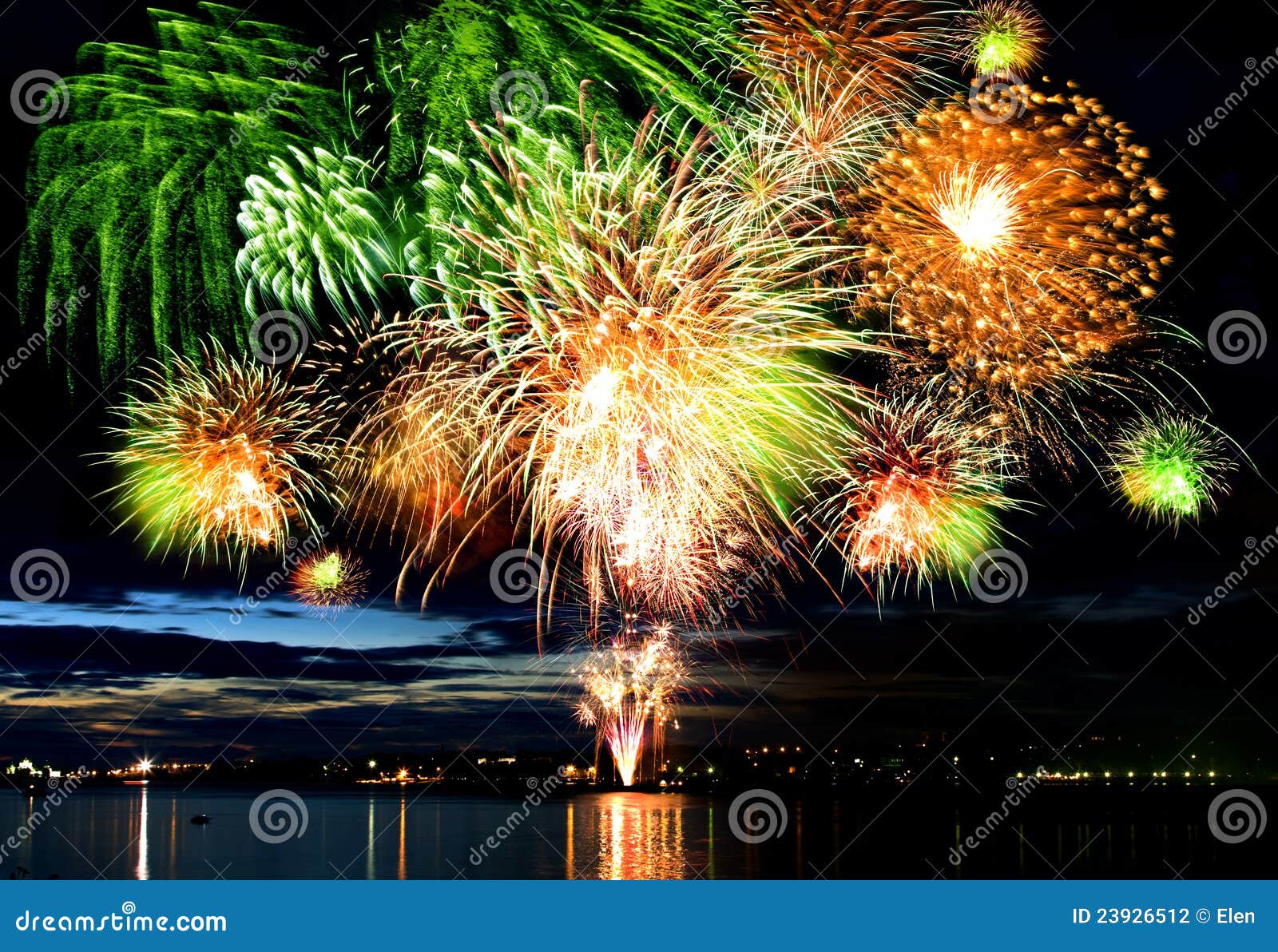 Colorful big firework stock photo. Image of celebratory - 23926512