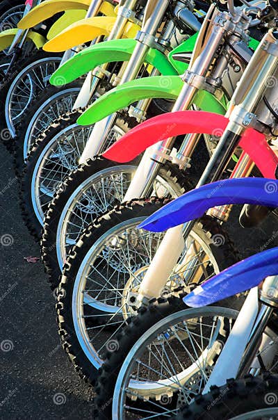 Colorful Bikes stock image. Image of group, motorcycle - 2282367