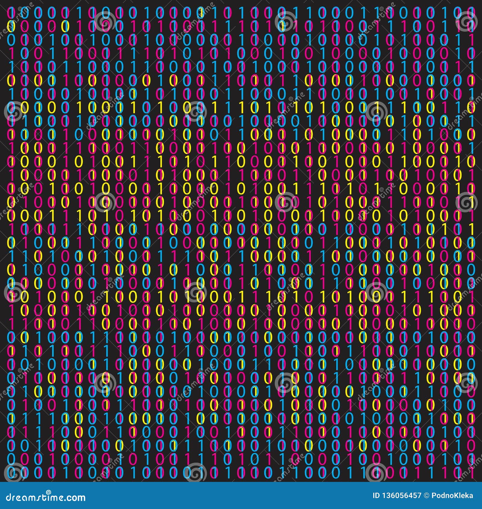 Colorful Binary Code Digital Matrix Vector Texture Background Pattern ... Colorful Binary Code Digital Matrix Vector Texture Background Pattern ...