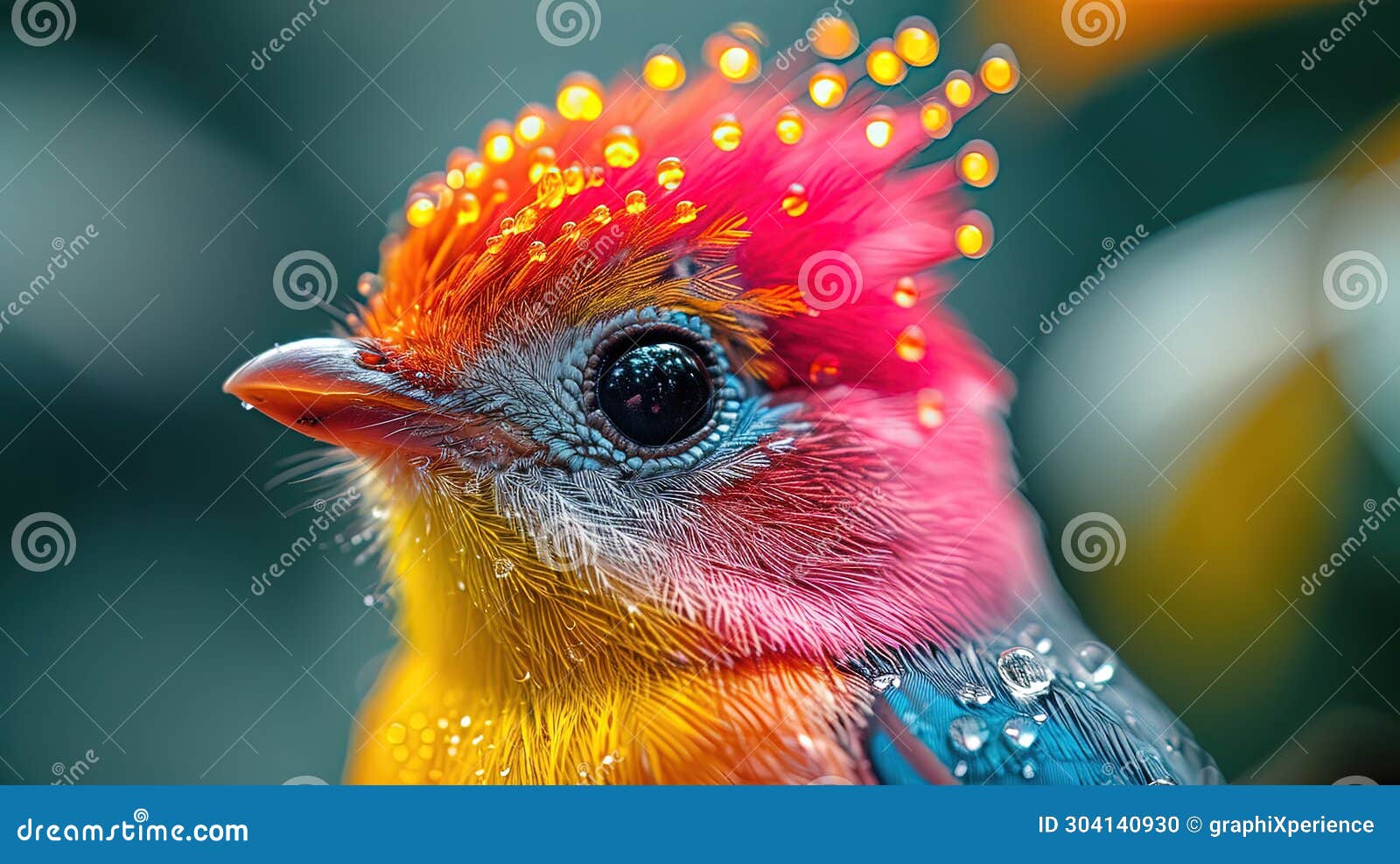 Colorful Bird Printout stock illustration. Illustration of parrot ...